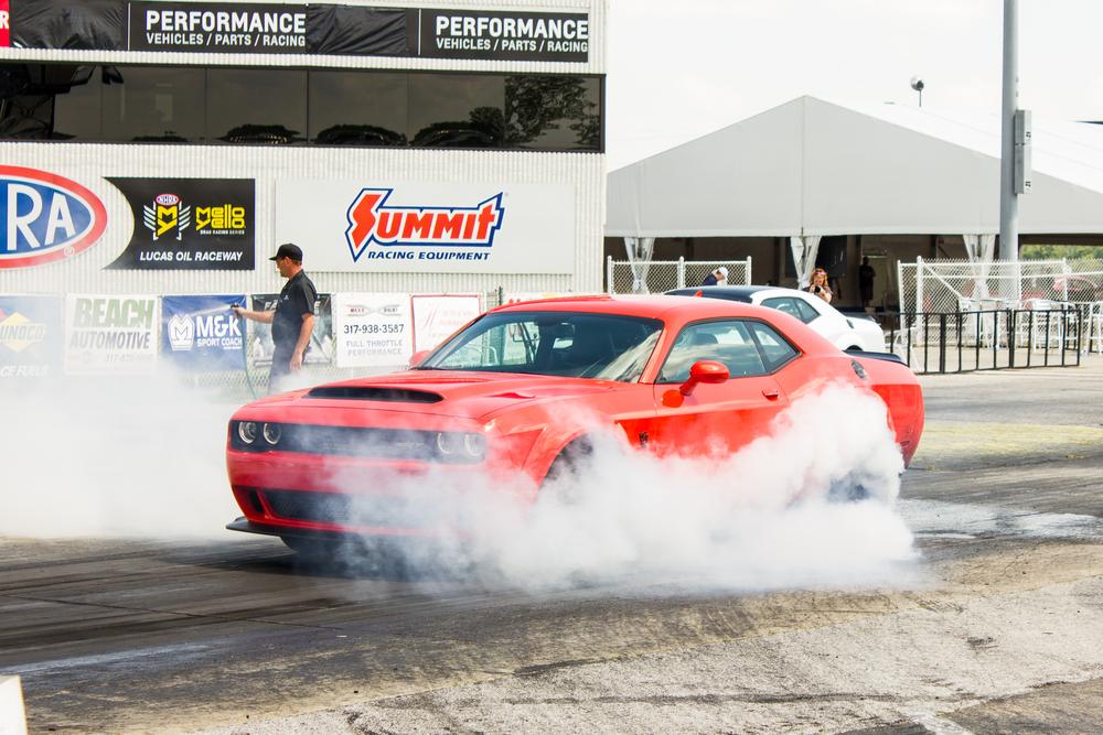 Hell Yes: Dodge Challenger SRT Demon Burnout Gallery | News | Cars.com